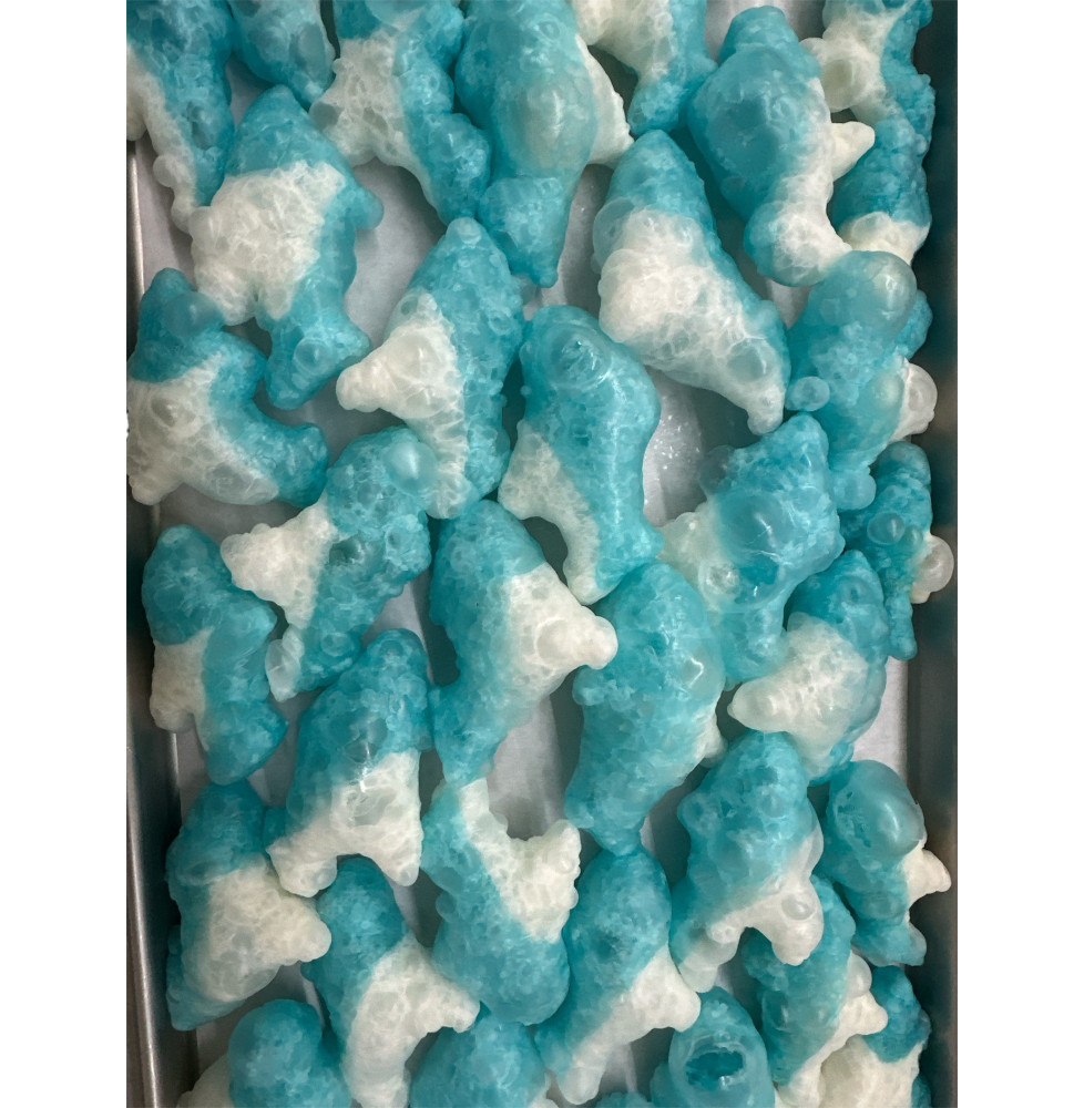 Pure Choice Foods Gummi Blue Sharks – Crunchy Freeze Dried Candy Treat ...